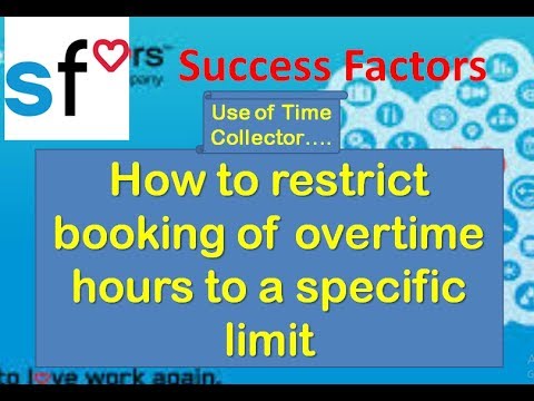 SAP SuccessFactors: Time Sheet: Restriction of Booking Overtime to a ...