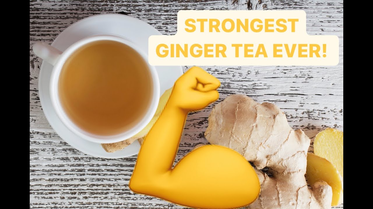 Strongest ginger tea ever - YouTube