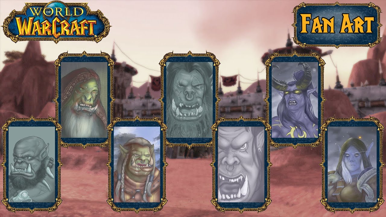 World of Warcraft Horde Character Fanart - YouTube
