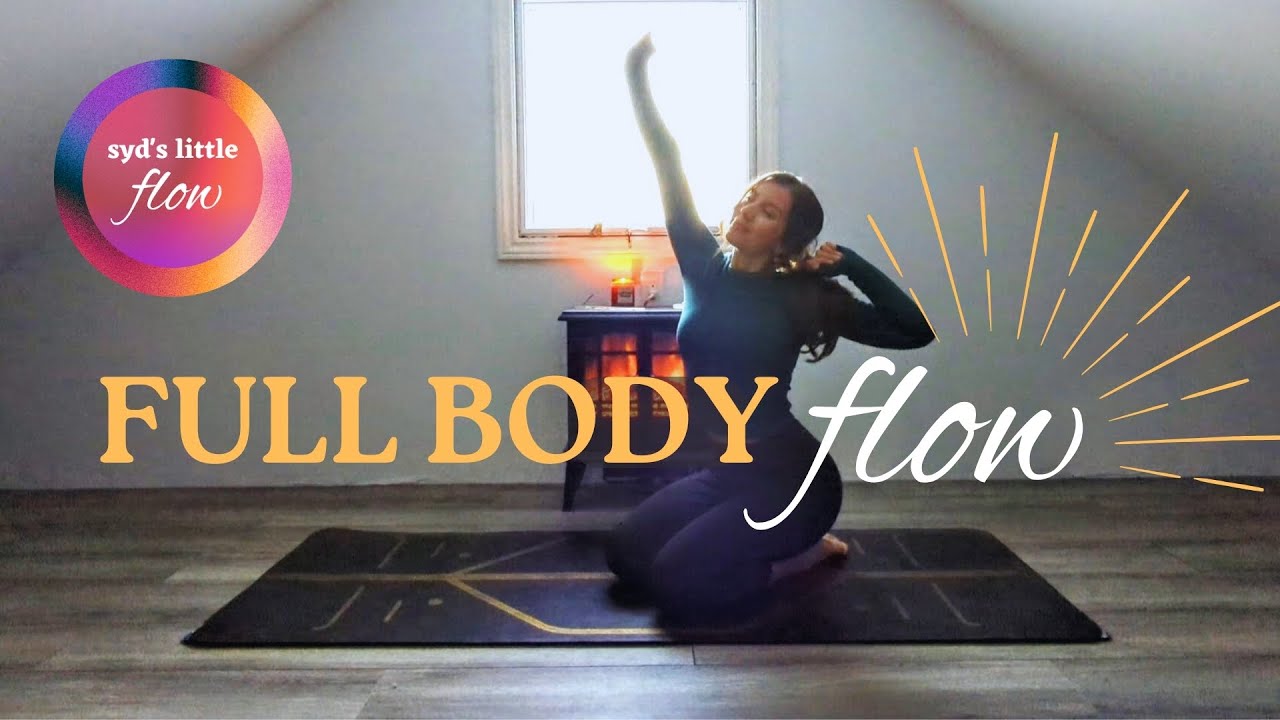 5-minute FULL BODY Yoga Flow • Gentle Full Body Stretch for Beginners 💫 ...