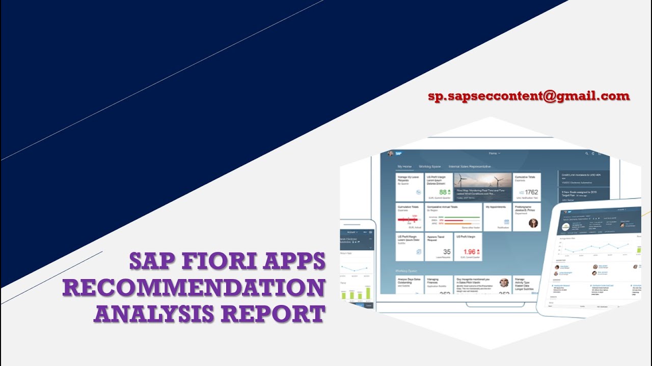 SAP Fiori Apps Recommendation Analysis Report - YouTube