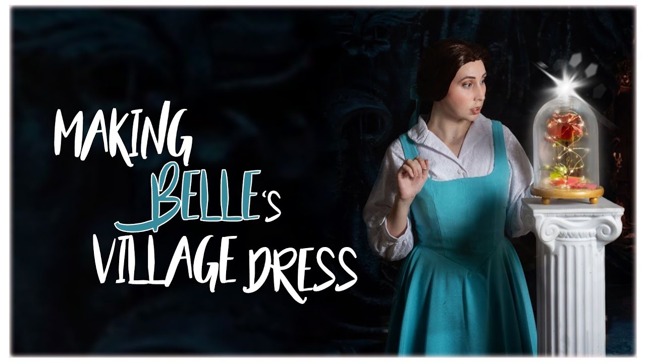 Making Belle's Blue Dress! | Beauty and the Beast Cosplay - YouTube
