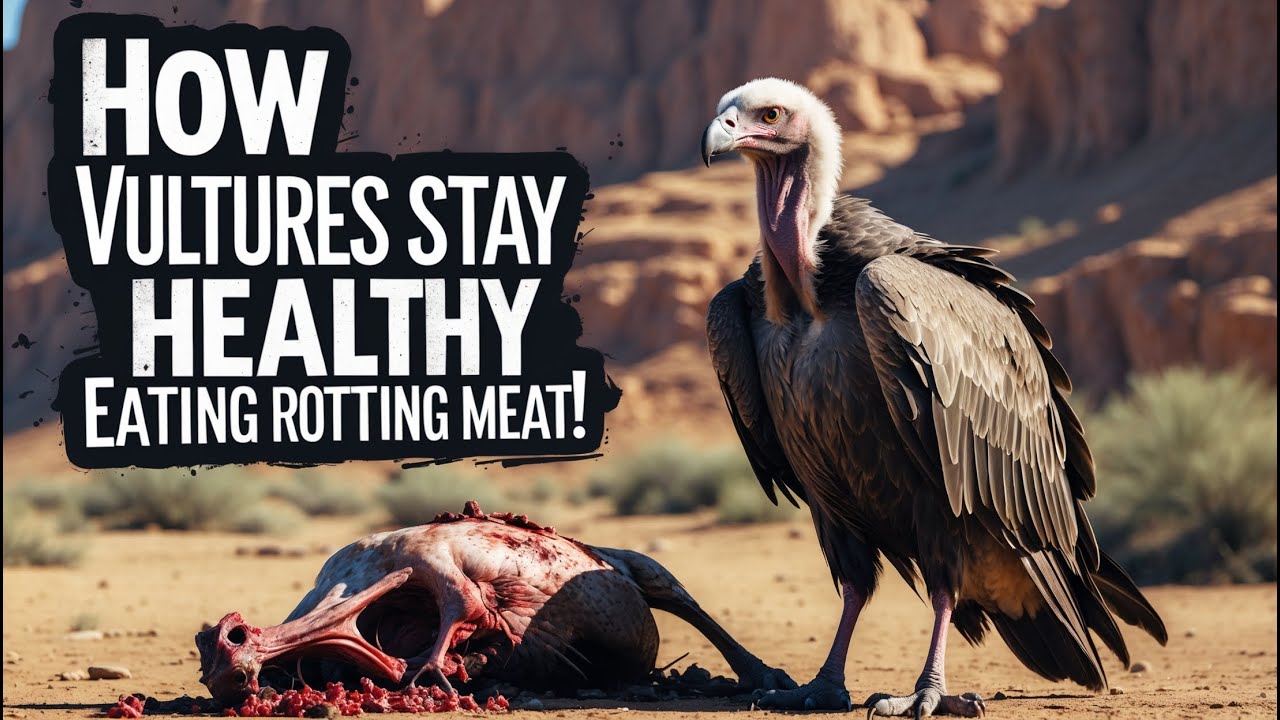 How Vultures Consume Decaying Meat and Remain Healthy! - YouTube