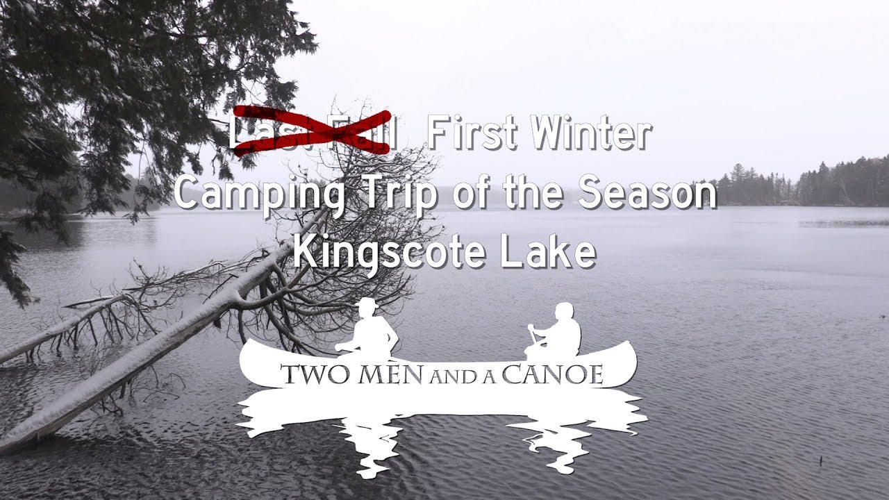 Winter Camping Kingscote Lake - Algonquin - YouTube