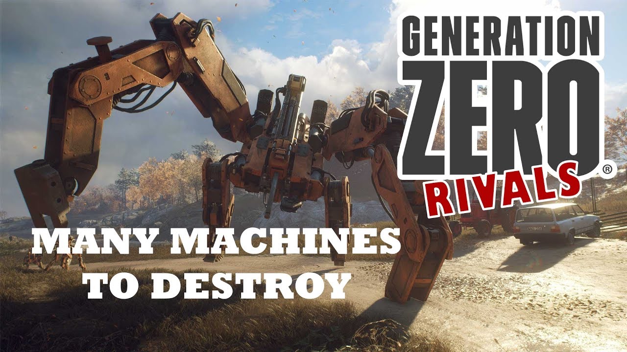 Generation Zero Rivals : Destroying many big machines. A lot of tanks ...