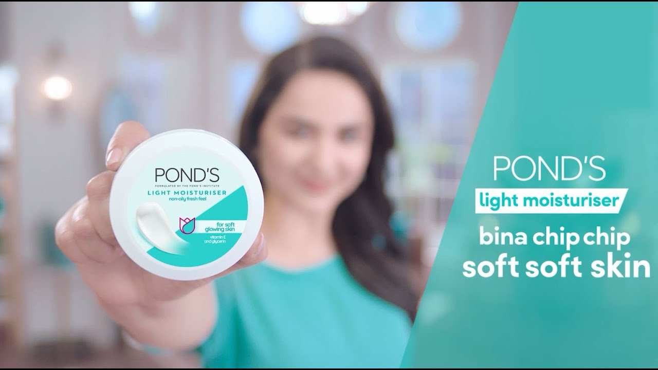 POND'S Light Moisturiser, for bina chip chip soft soft skin. - YouTube