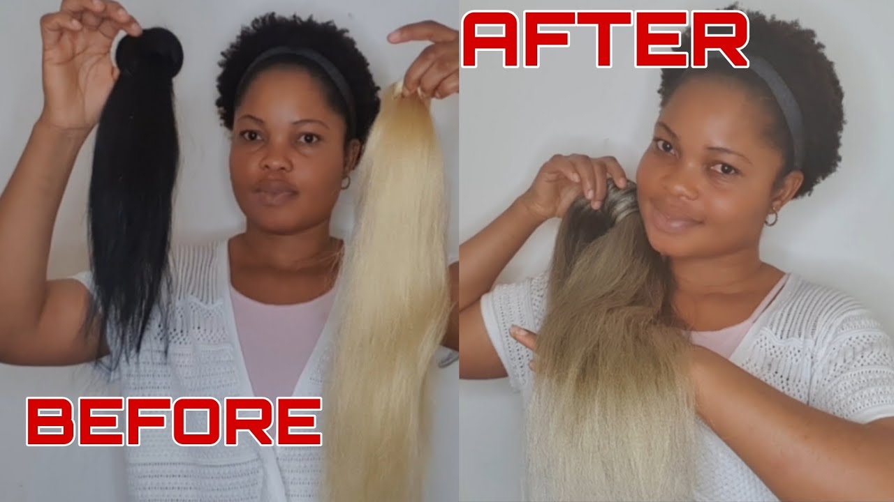 How to blend Braiding hair Colours/ How to blend extensions colours ...