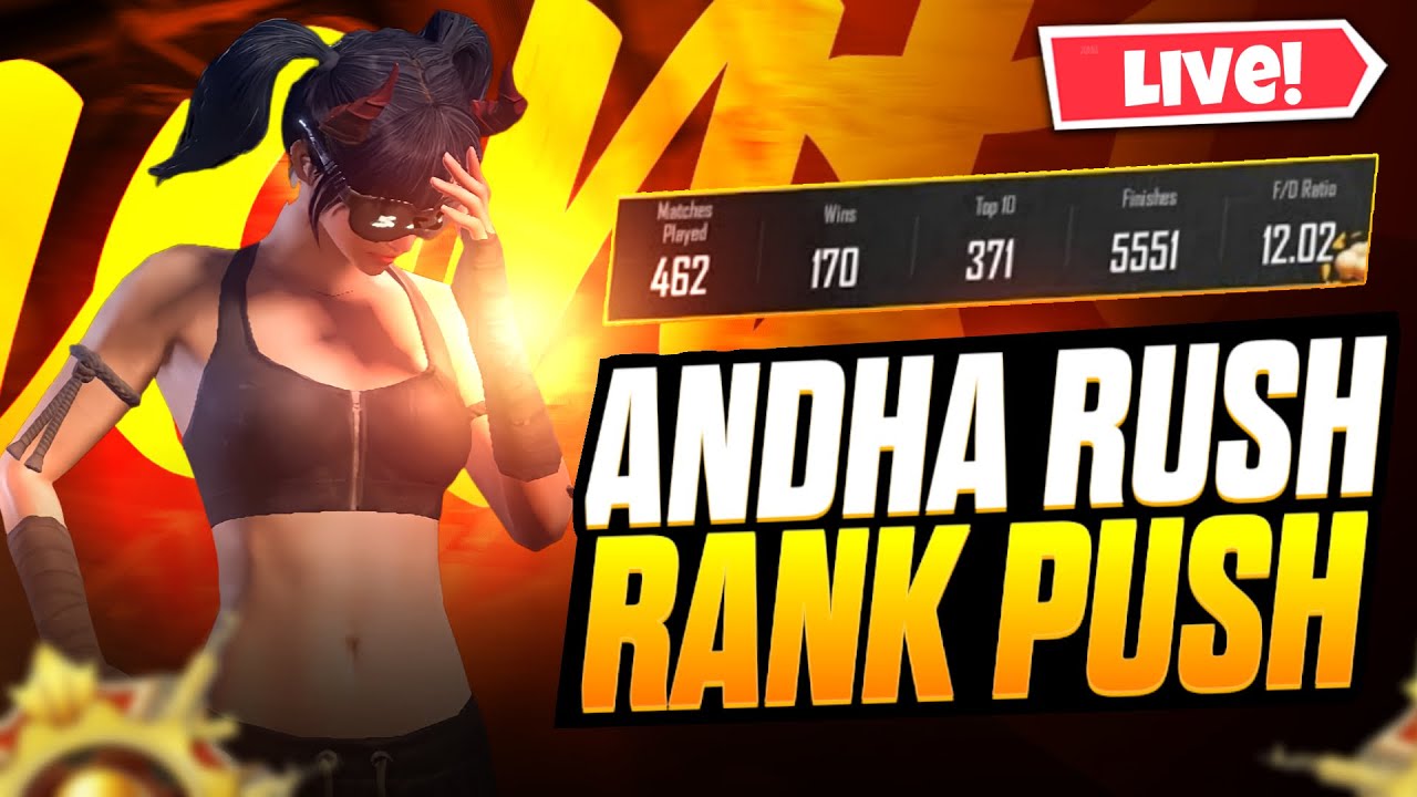 HARDWORK NHI RUKNA CHAIYA ⚡ | SOLO VS SQUAD | ONLY RUSH GAMEPLAY 🔥 - YouTube