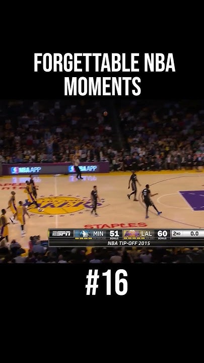 Forgettable NBA Moment No. 16: Kobe Bryant (Los Angeles Lakers) | 2015 - YouTube
