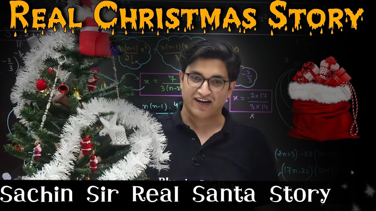 Sachin Sir Real Santa Claus Story😁| Christmas Day Real Story | Merry ...