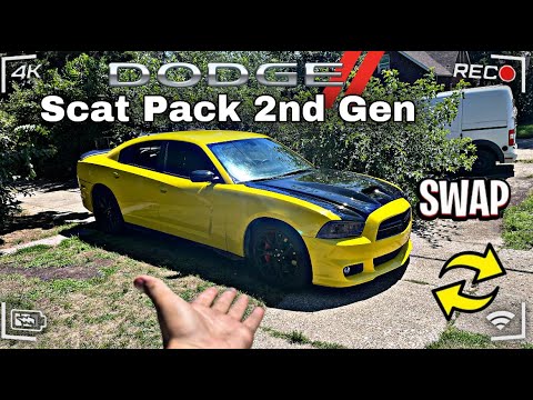 TAKING DELIVERY OF MY SCATPACK SWAPPED 2ND GEN CHARGER - YouTube