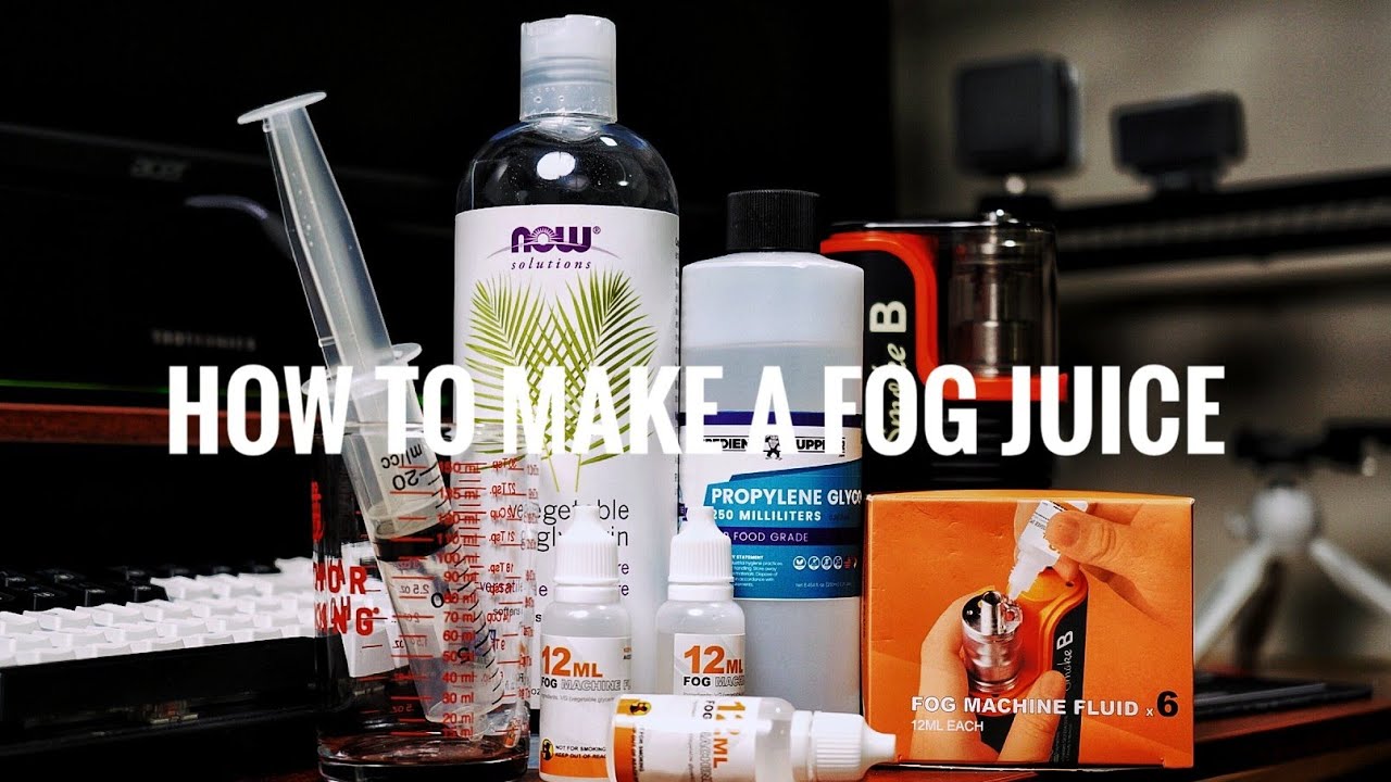 HOW TO MAKE A FOG JUICE - YouTube