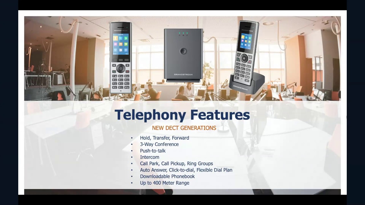 Grandstream DECT Webinar (DP730/DP722/DP752) - YouTube