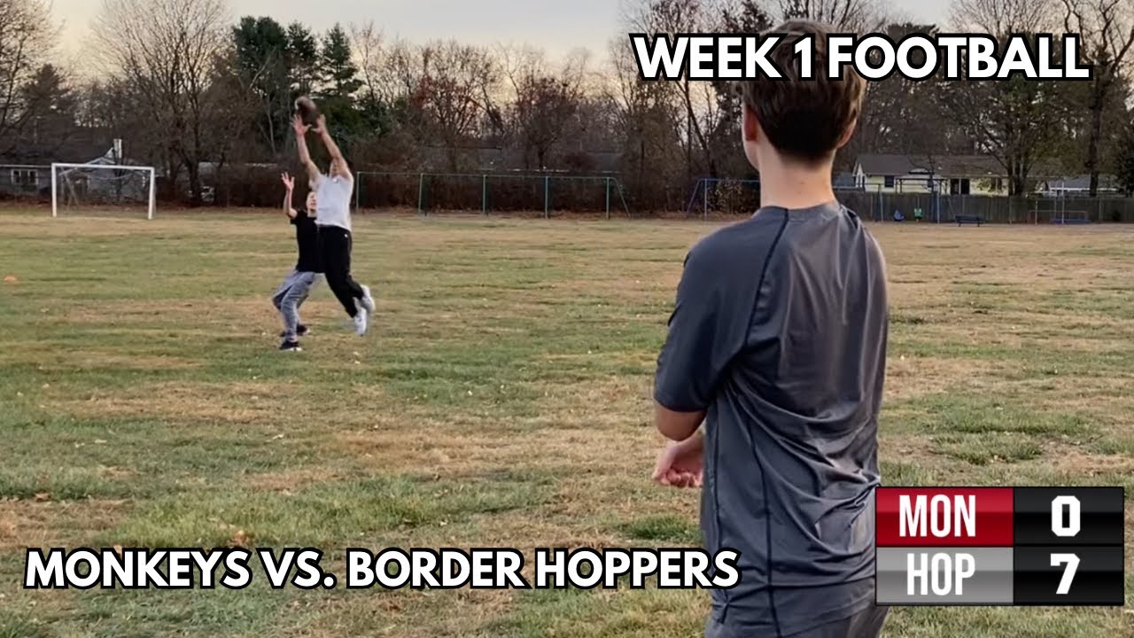 Football Regular Season Opener | Monkeys vs. Border Hoppers | Week 1 ...