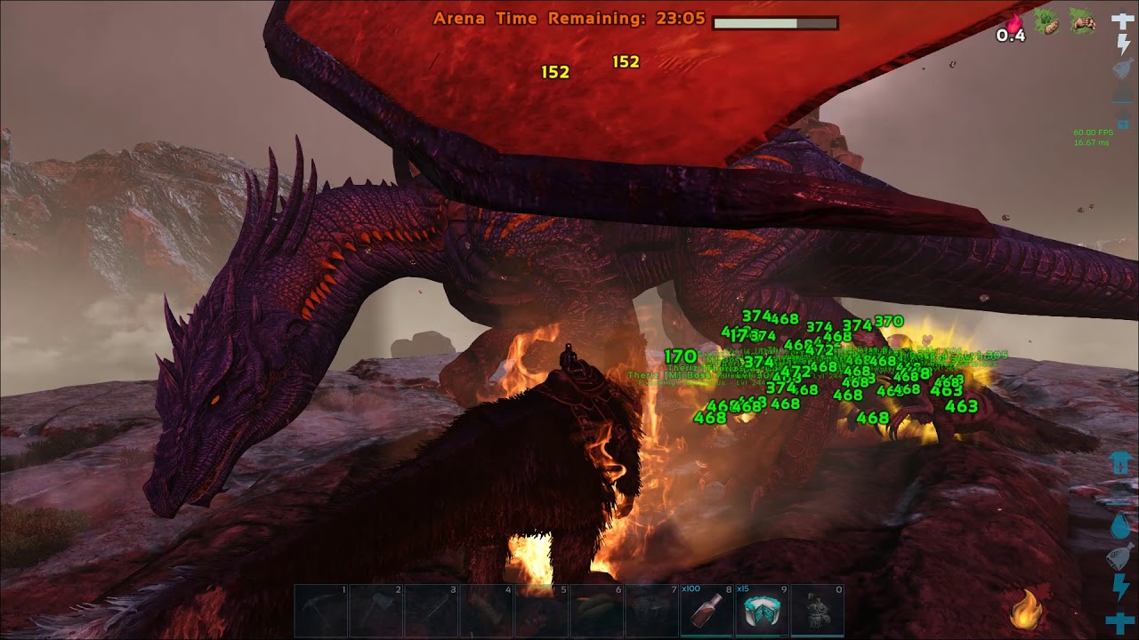 ARK Survival Evolved Gamma Dragon (solo - flawless) - YouTube