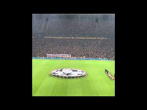 Galatasaray- Bayern Münih Şampiyonlar ligi tribün çekim İcardi penaltı golü sonrası Aşkın olayım