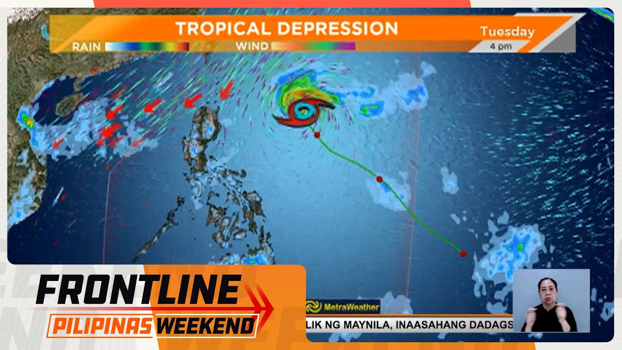 Binabantayang LPA sa labas ng PAR, isa nang ganap na bagyo | Frontline ...