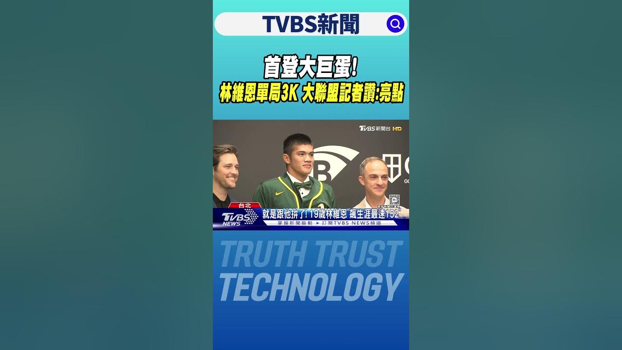 WBC資格賽／首登大巨蛋! 林維恩單局3K 大聯盟記者讚:亮點｜TVBS新聞 @TVBSNEWS02 - YouTube