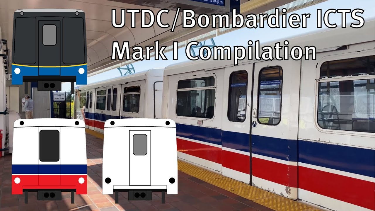 Vancouver SkyTrain - UTDC/Bombarder ICTS Mark I Compilation - YouTube