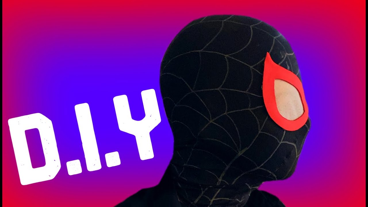 D.I.Y Miles Morales Spider-Man Mask! - YouTube