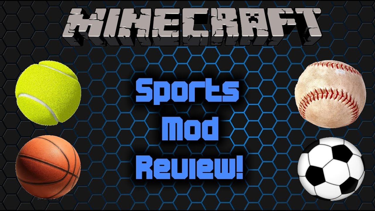 Minecraft: Tennis, Soccer, Baseball, and Basketball! (Sports Mod Review ...