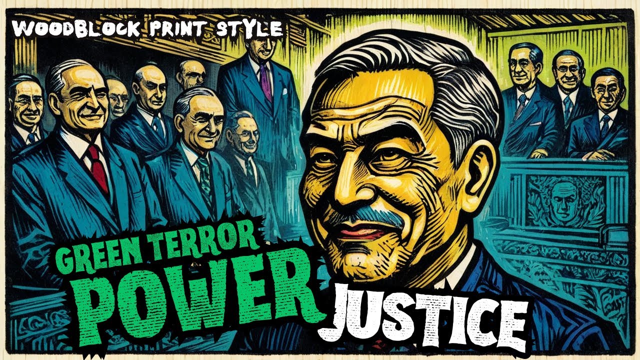 [AI Art Styles] Woodblock Print Style Animation | Power Over Justice ...