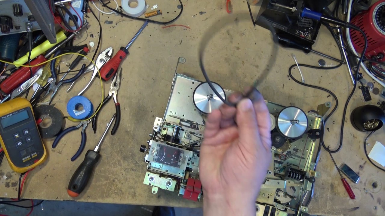 Realistic Model 999B mechanical maintenence - YouTube