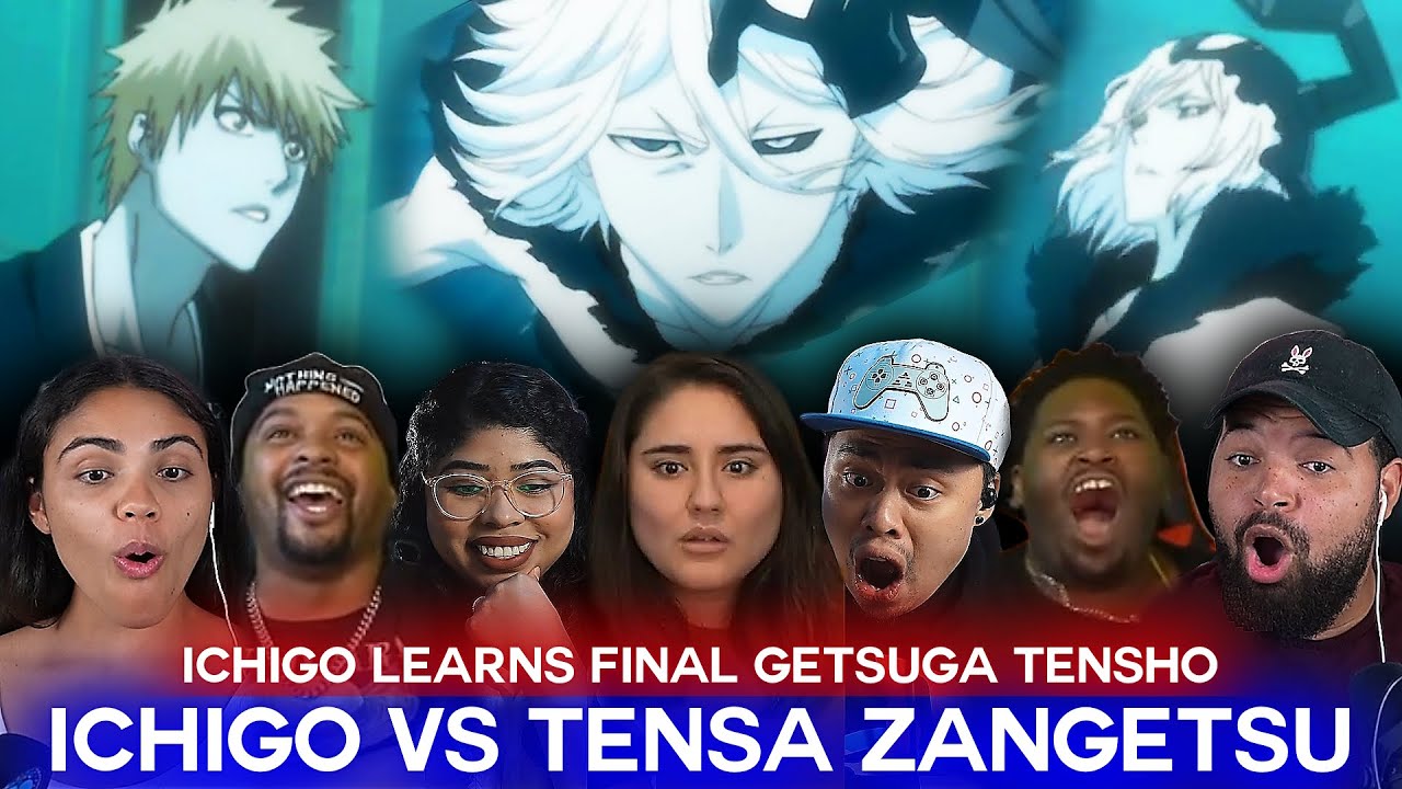 Ichigo vs Tensa Zangetsu | Bleach Ep 302, 306, 308 Reaction Highlights ...