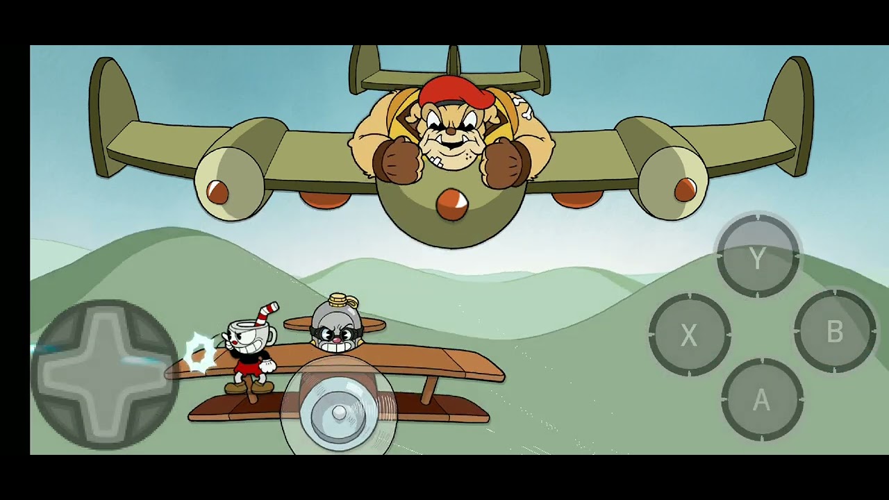 cuphead DLC Android fase do dog test - YouTube
