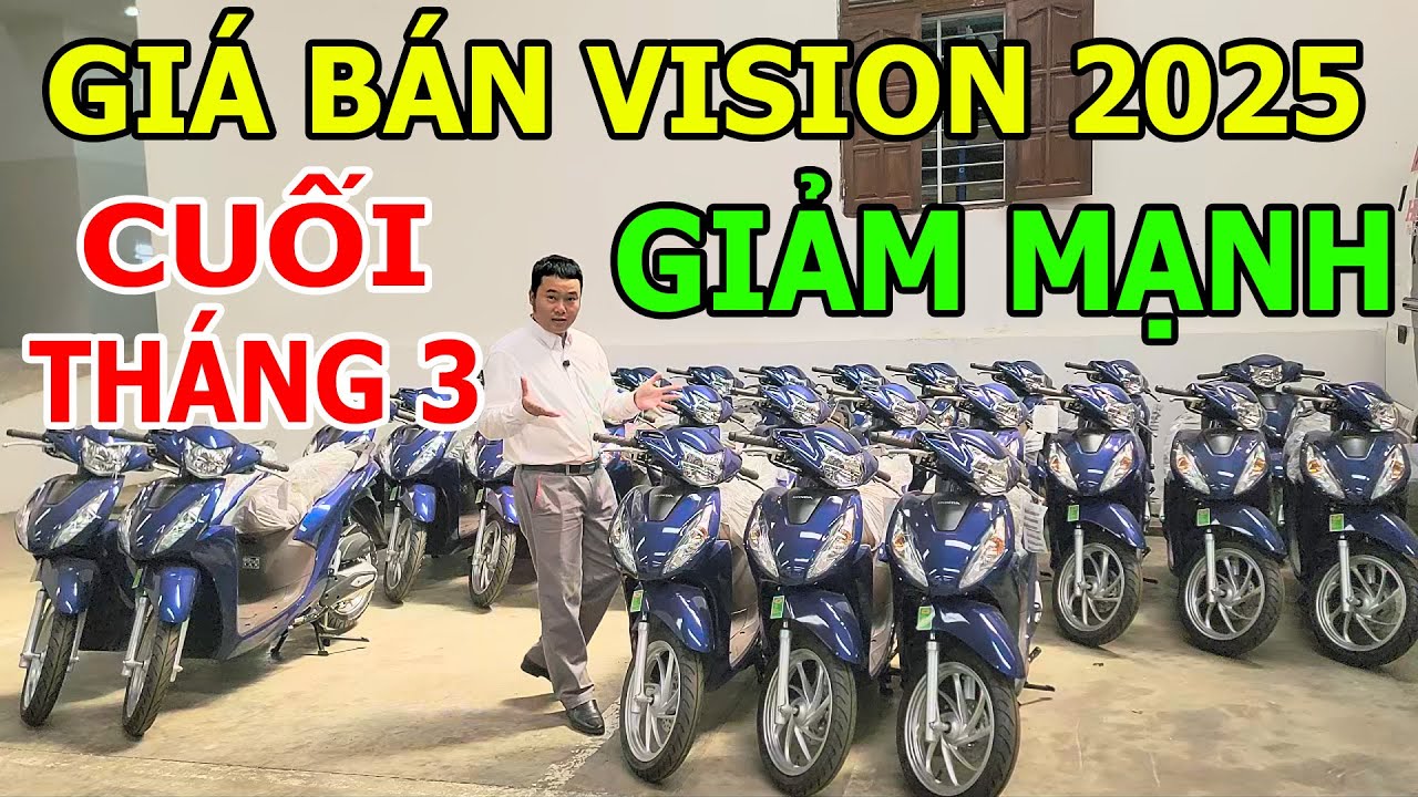 Giá xe Honda mới nhất - Giá Vision 2025 cuối tháng 3 | Giá Vision 2025 ...