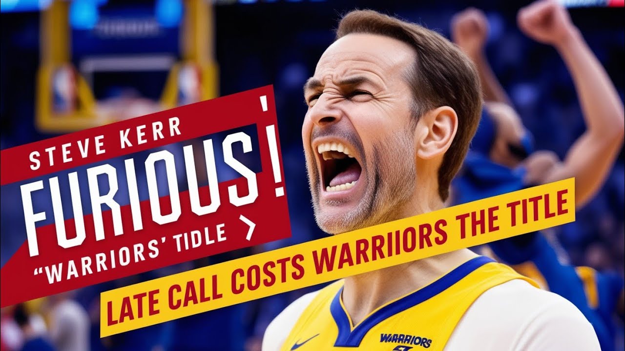 Steve Kerr Furious Over Controversial Late Call as Warriors Fall in NBA ...
