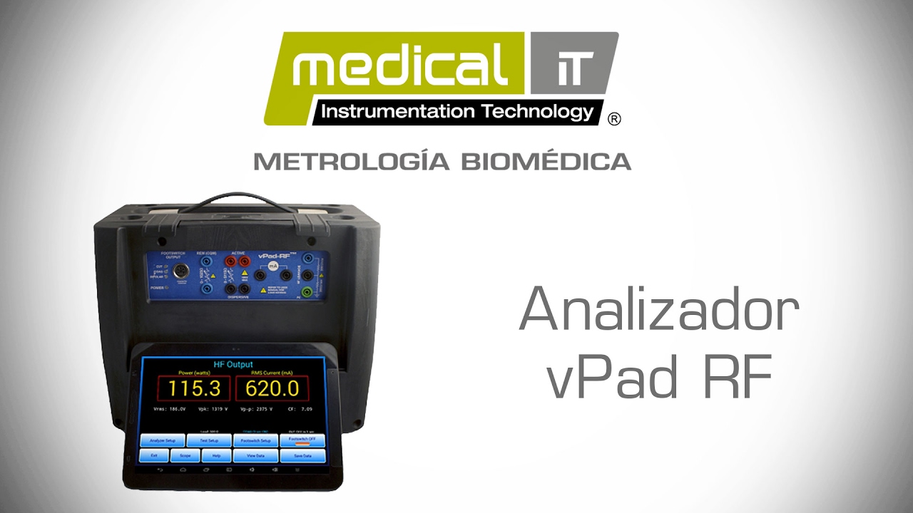 Datrend, vPad RF (Analizador de Unidades de Electrocirugía) - YouTube