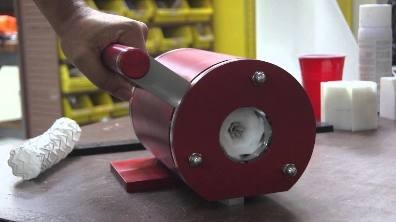 Stent graft loading Crimping) device - YouTube