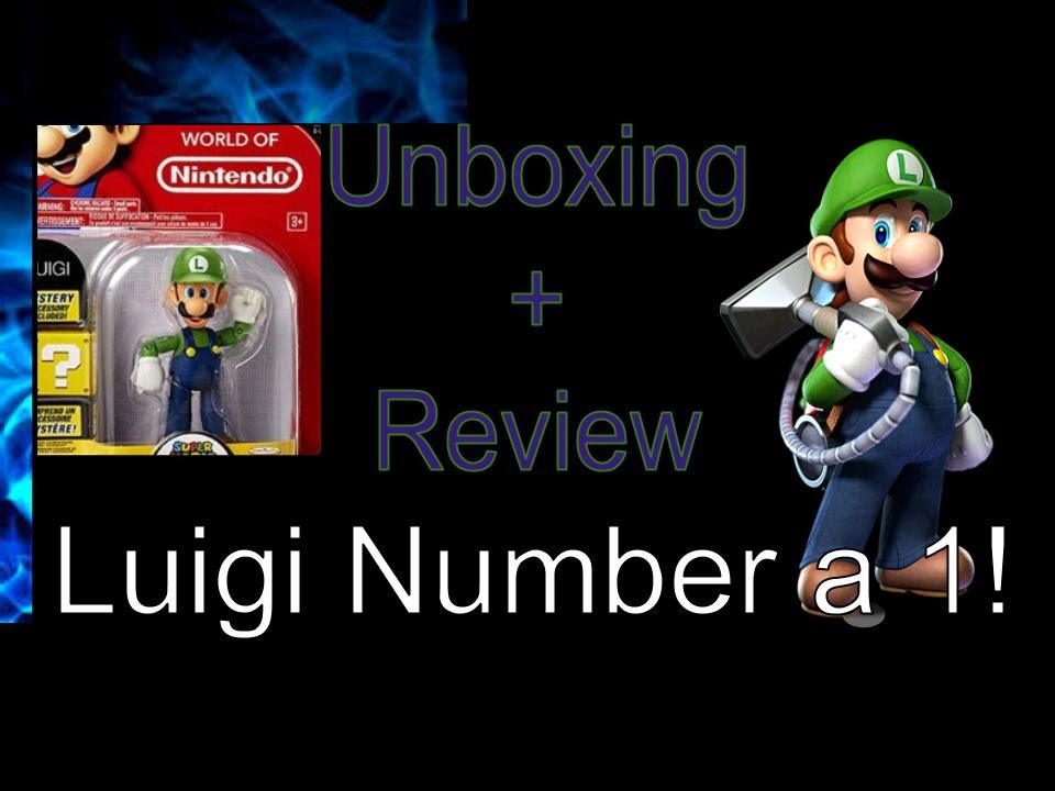 Luigi World Of Nintendo Figure Unboxing + Review Luigi Number a 1 ...