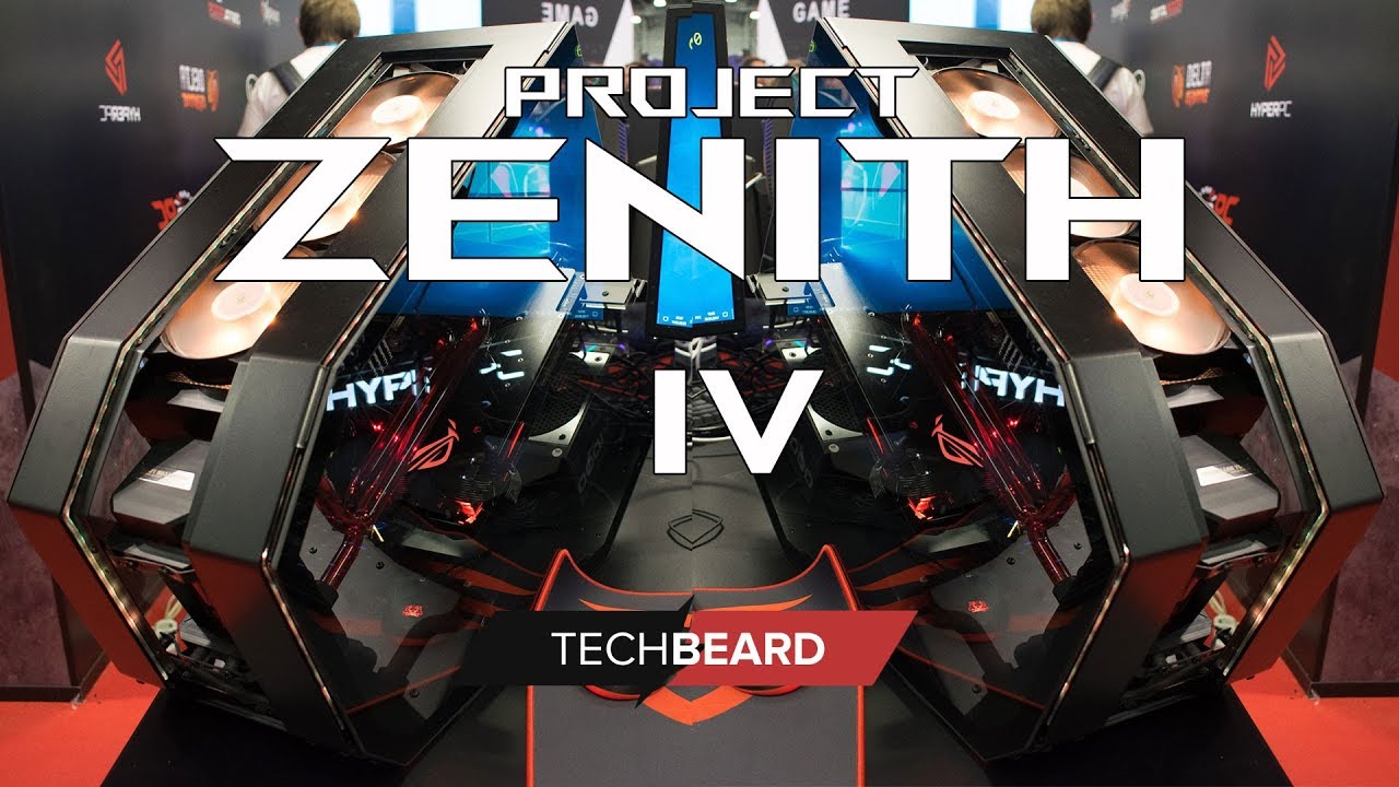 Project "ZENITH" #4 (CUSTOM CASE) + мини ТЕСТ AMD Threadripper 1950X VS ...