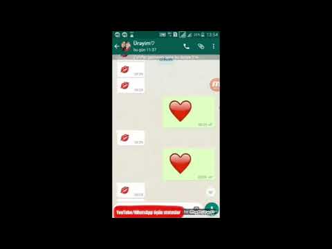 WHATSAPP ÜÇÜN SEVGİ STATUSU
