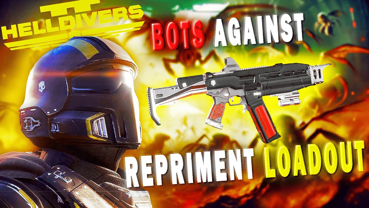 Crazy Reprimand plays on Raise the Flag Mission Bots | Helldivers 2 - YouTube