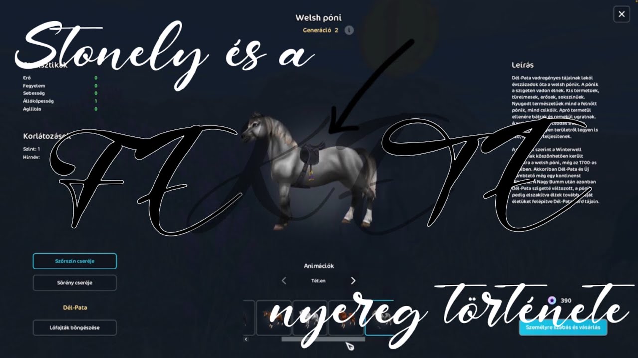 Stonely és a fekete nyereg története😂🐴 - YouTube