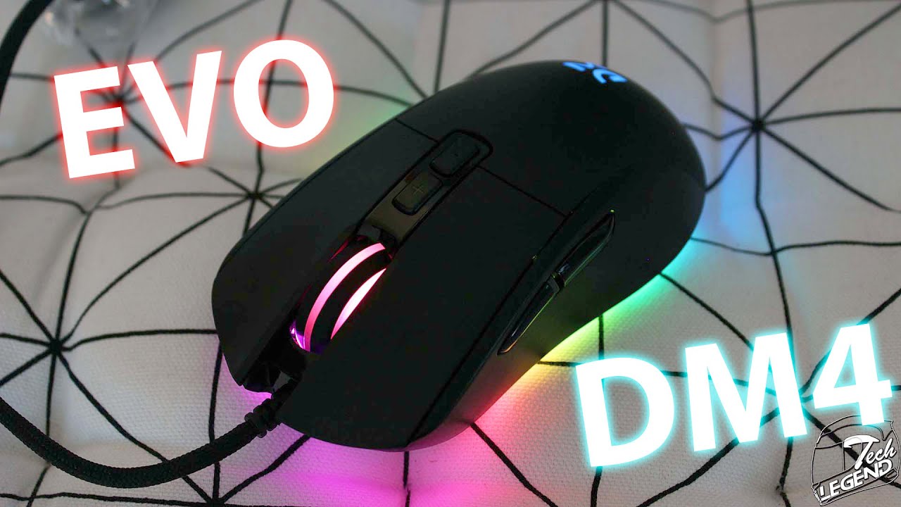 Dream Machines DM4 EVO - RGB Gaming Mouse Review - YouTube