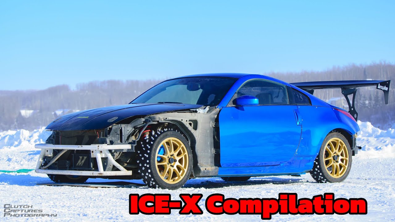 Auto Cross on Ice (ICE-X) Compilation - YouTube