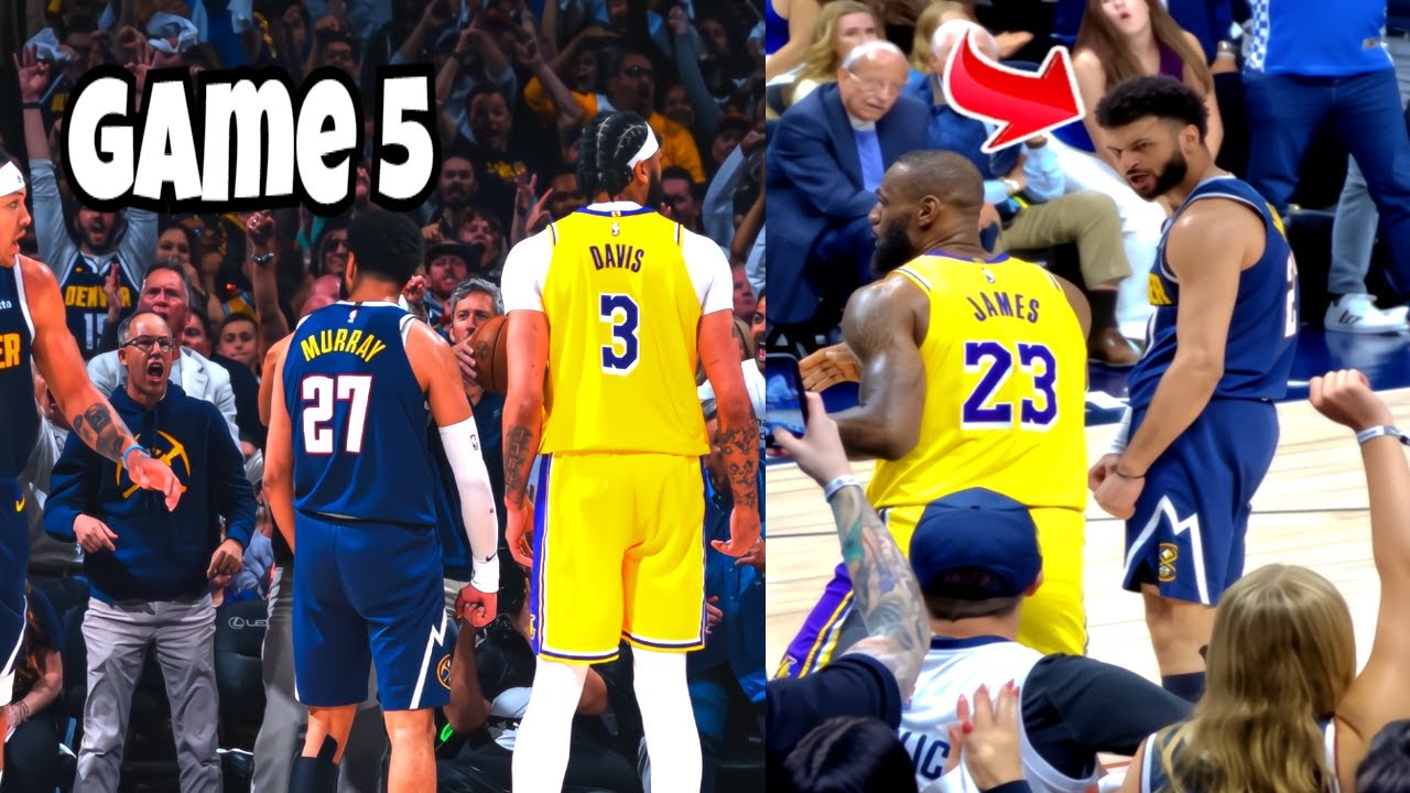 Lakers Fan LIVE Reaction after the Denver Nuggets Win Game 5 - YouTube