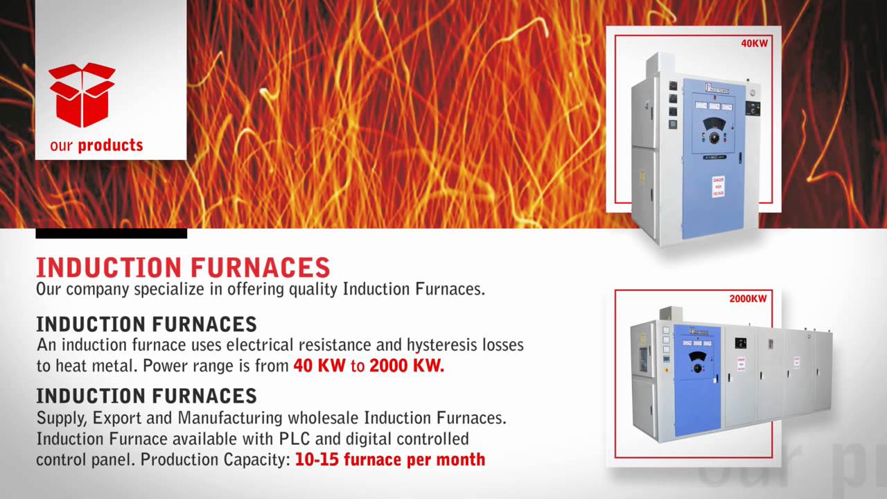 Indo power induction furnace operation - YouTube