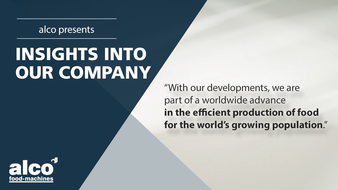 alco - Food Processing Machines for the World Population - YouTube