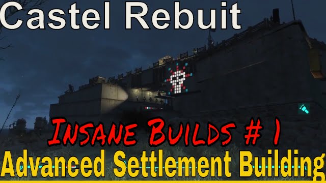 Fallout 4 Insane builds Minutemen castle rebuild settlement - YouTube