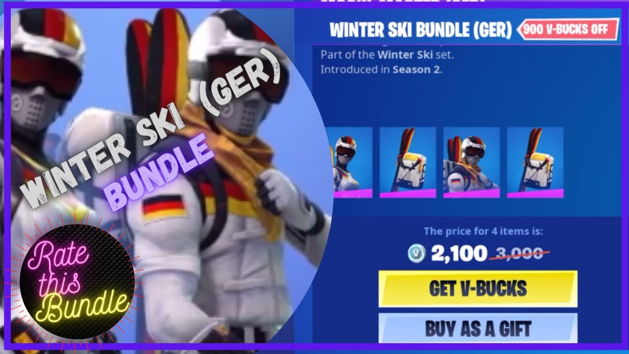 Winter Ski Bundle (GER) Fortnite - YouTube