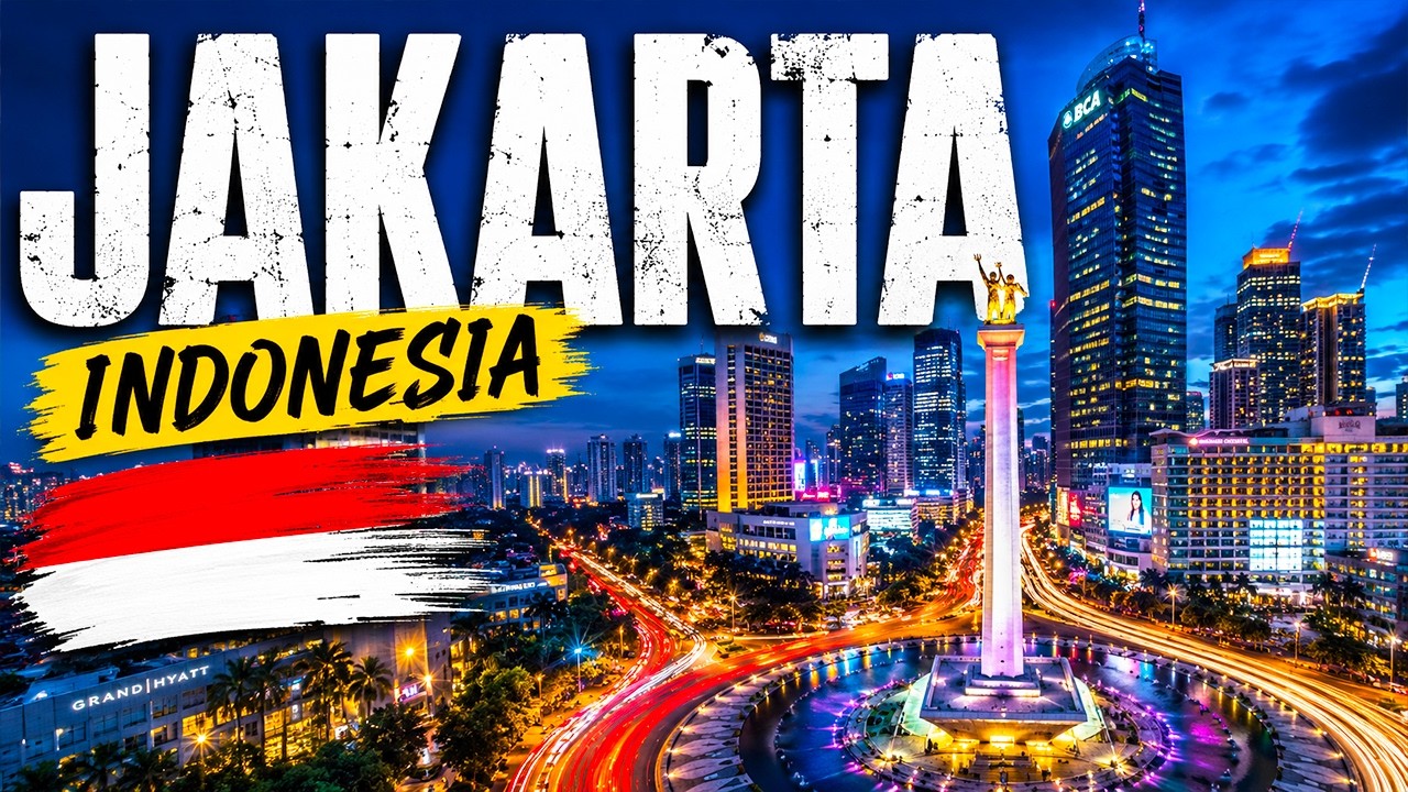 Jakarta, Indonesia 🇮🇩 in 4K HDR ULTRA HD 60 FPS Dolby Vision™ Drone ...
