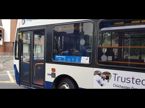 Here is the stagecoach bus 27742 on the number 51 in Chichester ...