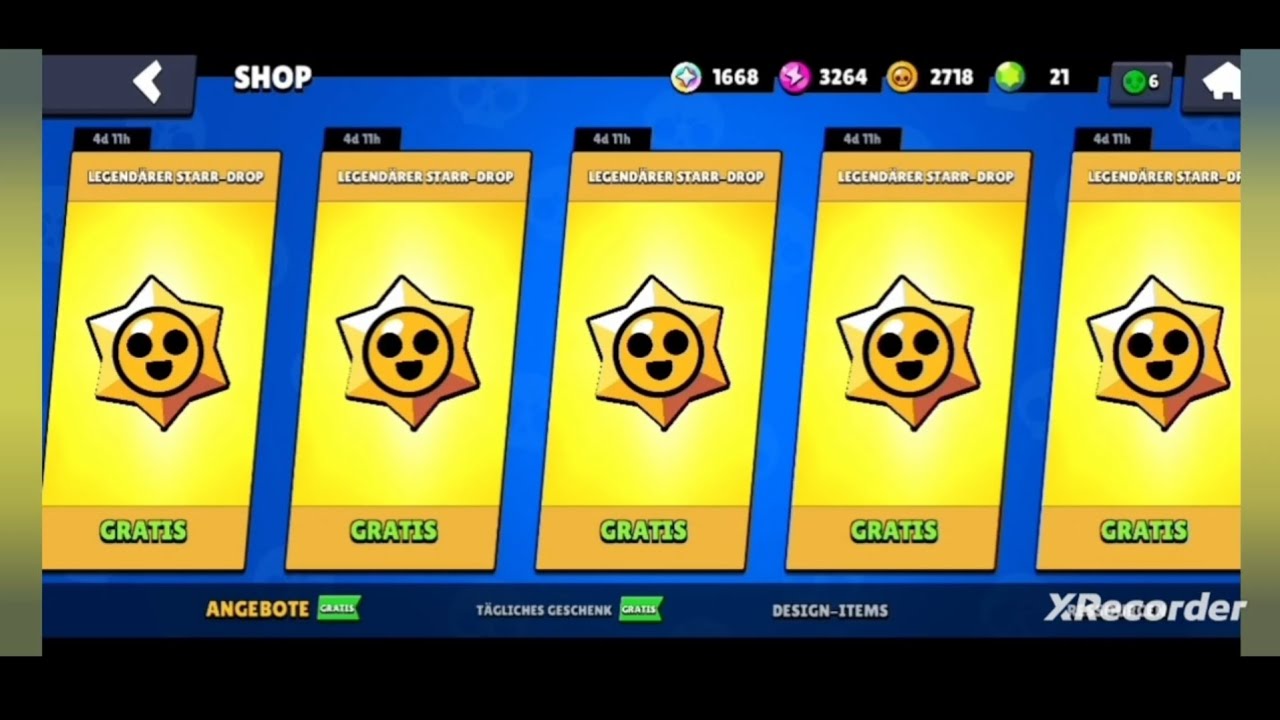 5 Legendary Star Drops. Win or Lose? # Brawl Stars #Legendary Star Drop ...
