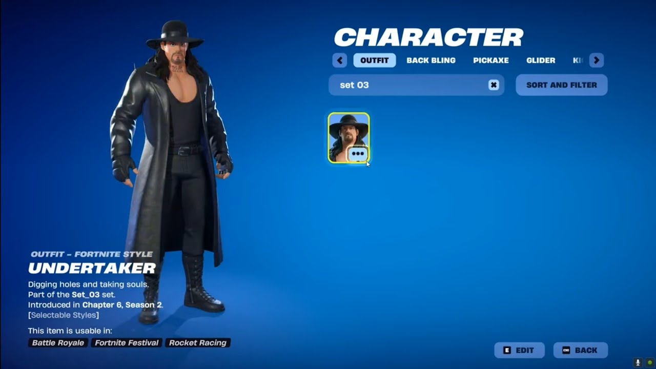 Fortnite WWE The Undertaker & Cody Rhodes FULL SET Showcase ! - YouTube