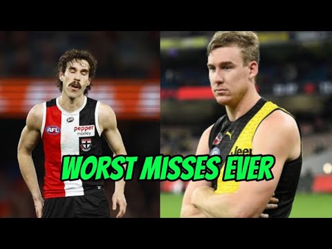 AFL WORST MISSES EVER - YouTube